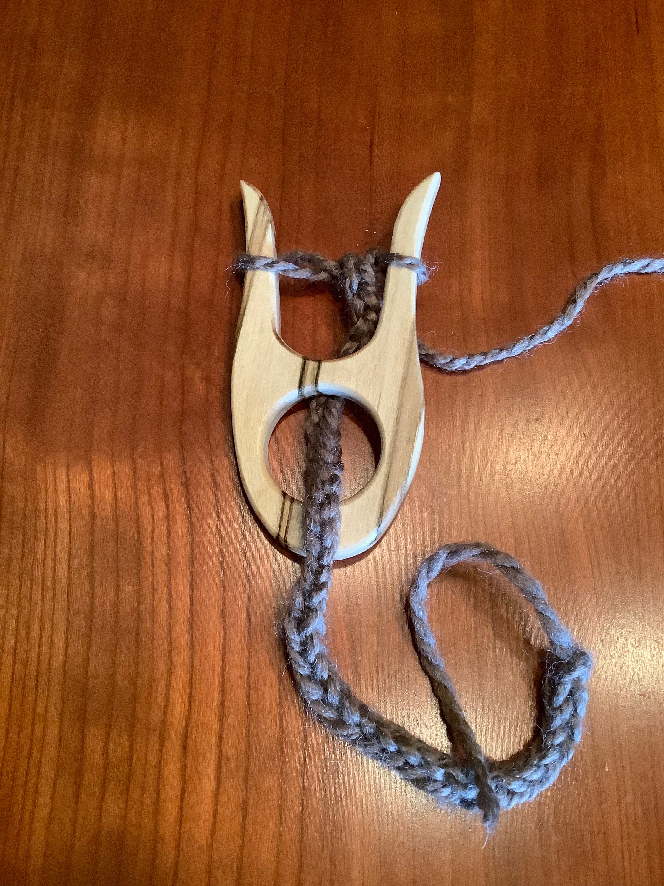 Lucet Weaving Fork Modern Lucet Knitting Fork Bracelet - Etsy