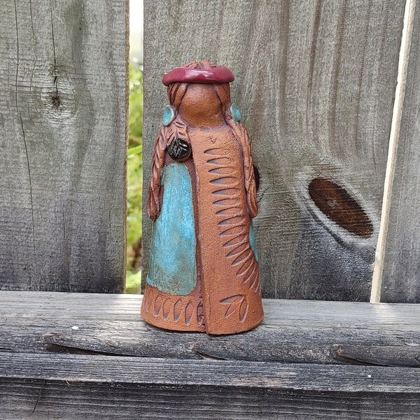 Native American Woman Figurine - Etsy
