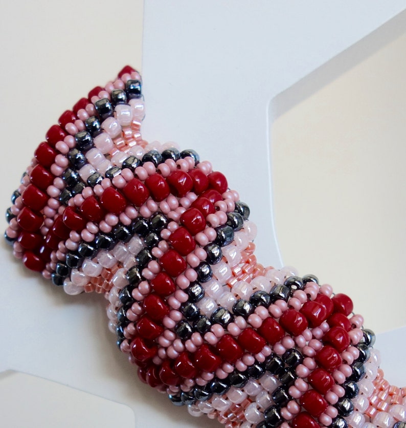 Zig Zag Peyote Bracelet - Etsy