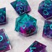 Jinx's Influence 7 Piece Handmade D&D Dice Hand Crafted Dungeons and ...
