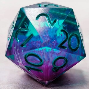 Jinx's Influence 7 Piece Handmade D&D Dice Hand Crafted Dungeons and ...