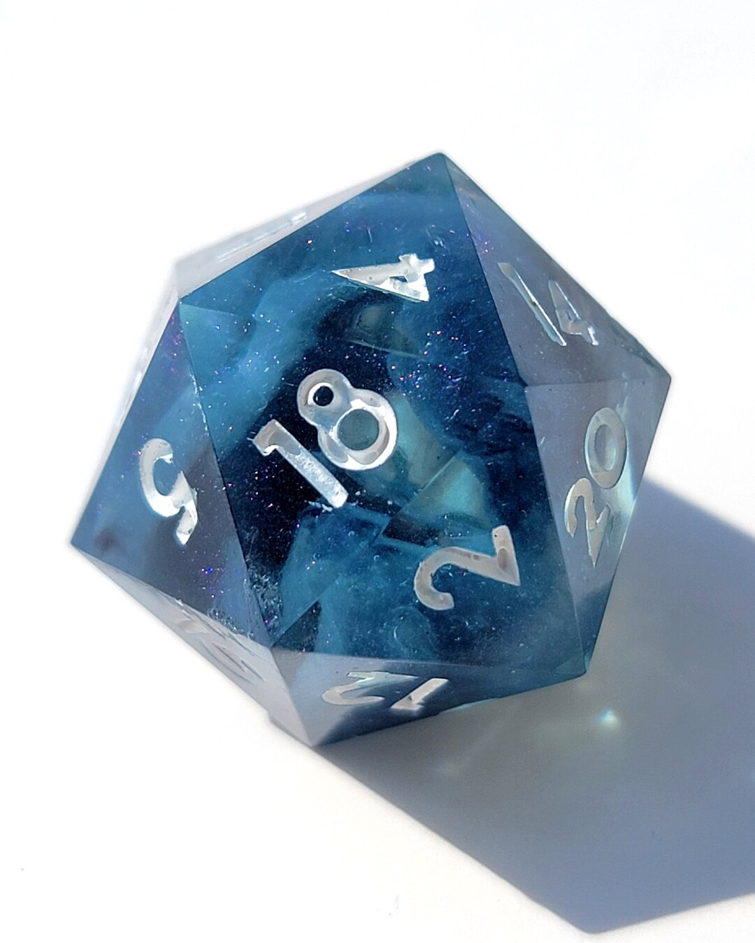 Lagoon of Stars - Single D20 D&D Dice | Hand Crafted Dungeons and ...