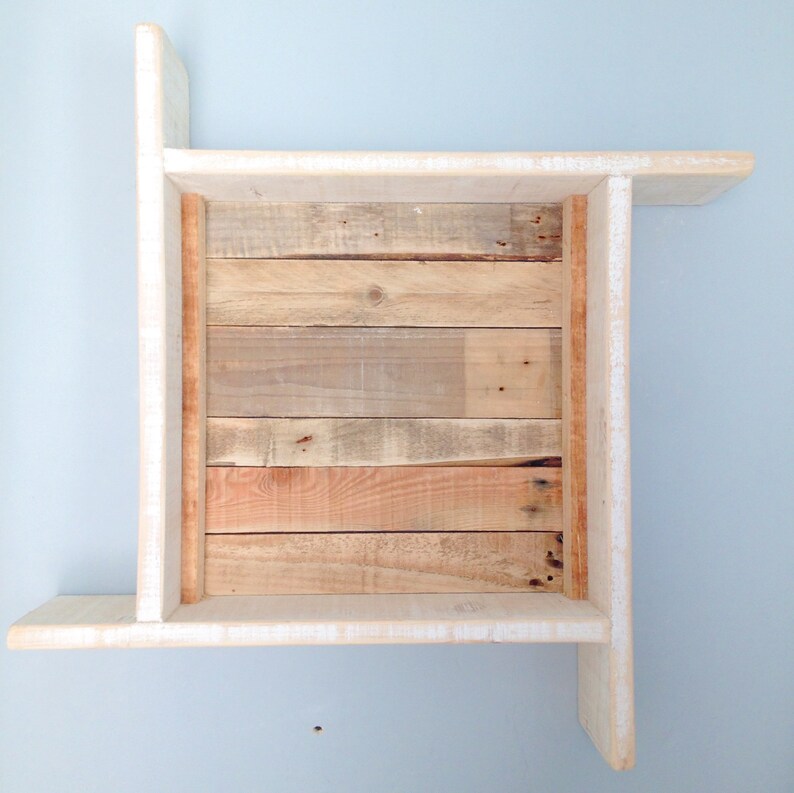 Rustic Wood Shelf in White Local Cornish Timber & Reclaimed Wood - Etsy