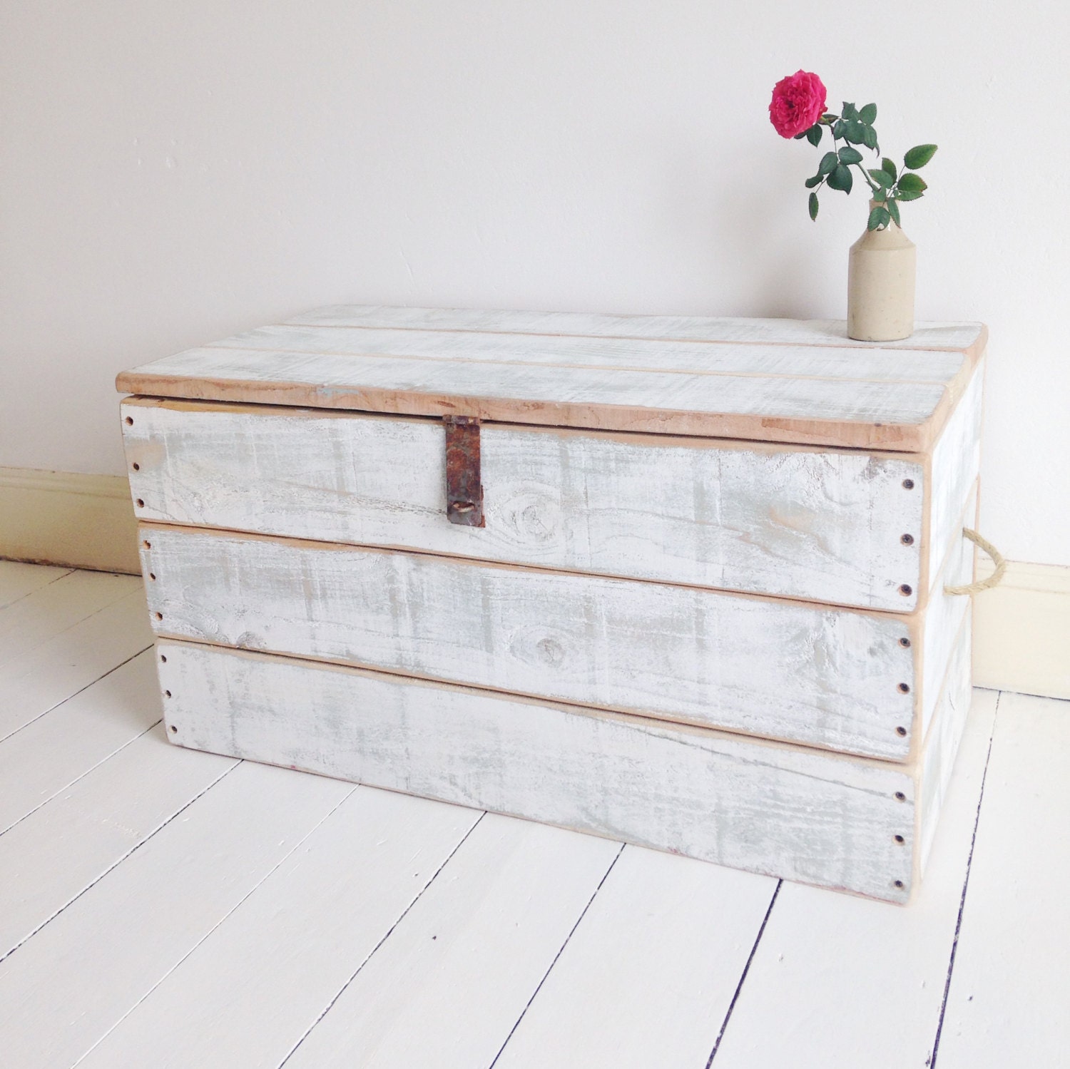 Cofre / Baúl de madera hecho a mano - Etsy España