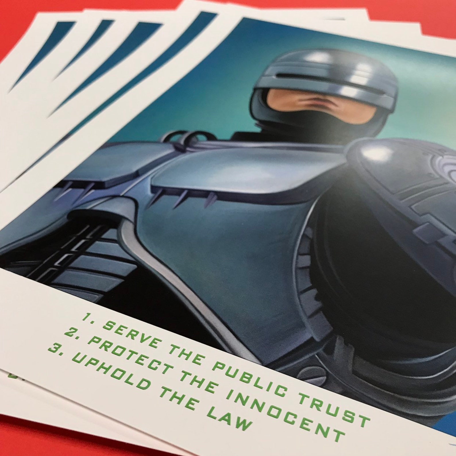 11x14 Robocop Print - Etsy