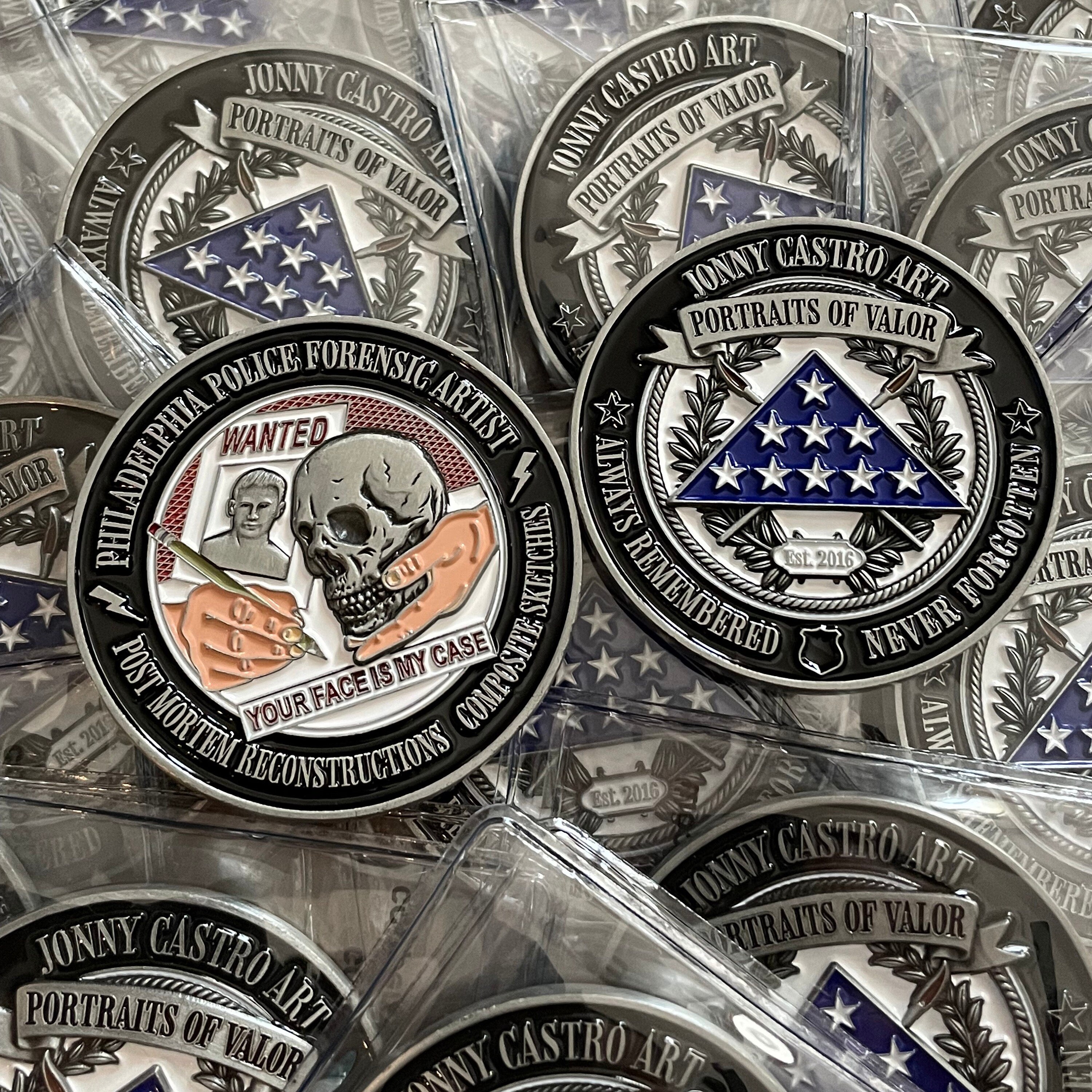 Jonny Castro Art Challenge Coin - Etsy