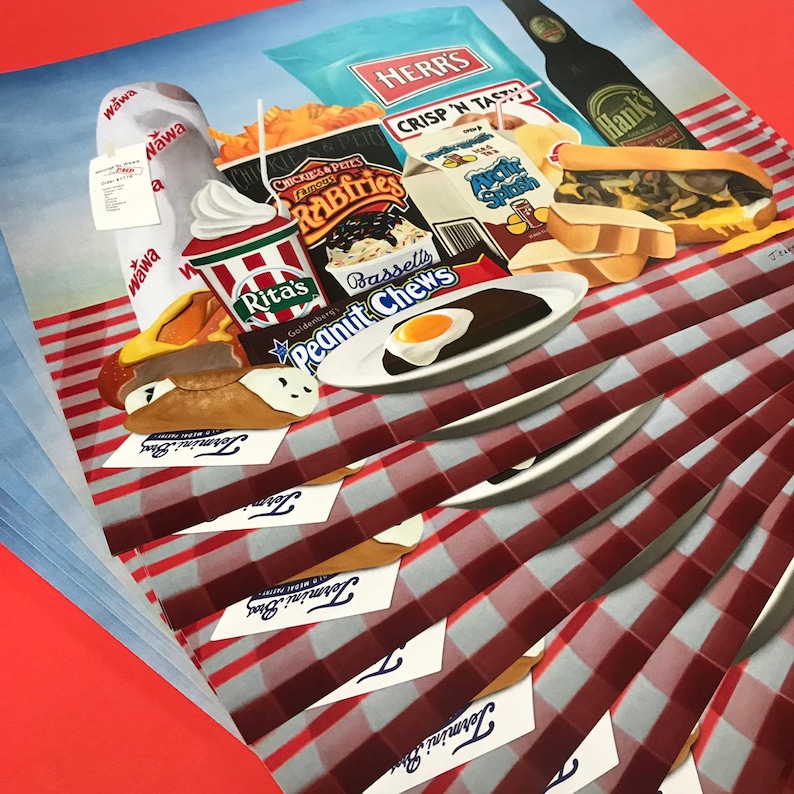 11"x14" Taste of Philly Print - Etsy