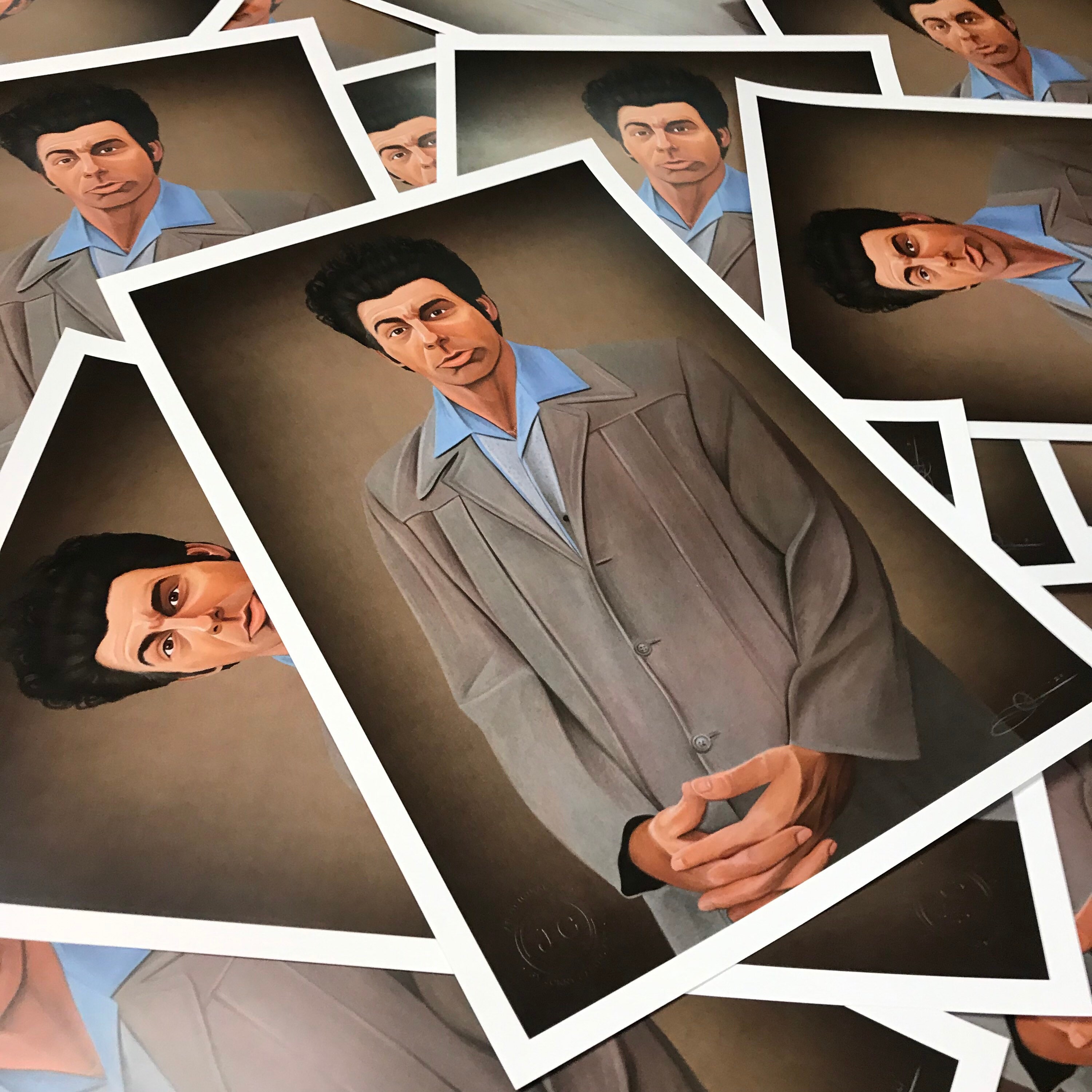 12x18 Cosmo Kramer Portrait | Etsy