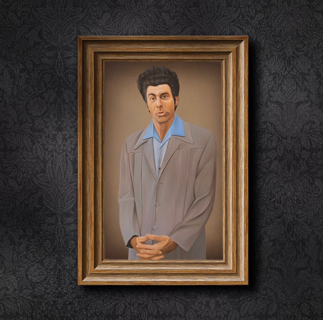 12”x18” Cosmo Kramer Portrait - Etsy