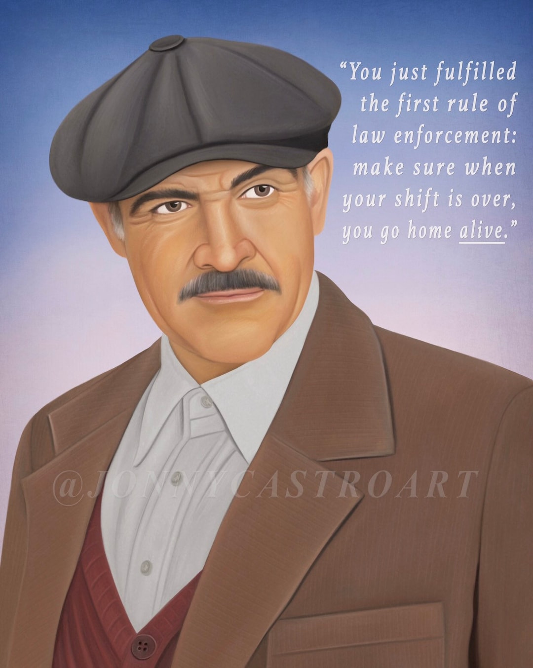 11”x14” Sean Connery “the Untouchables” - Etsy