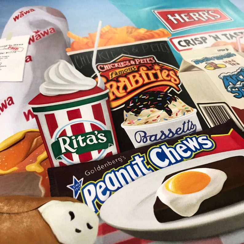 11"x14" Taste of Philly Print - Etsy