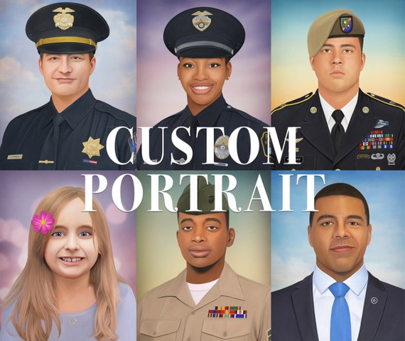 11x14 Custom Painted Portrait - Etsy