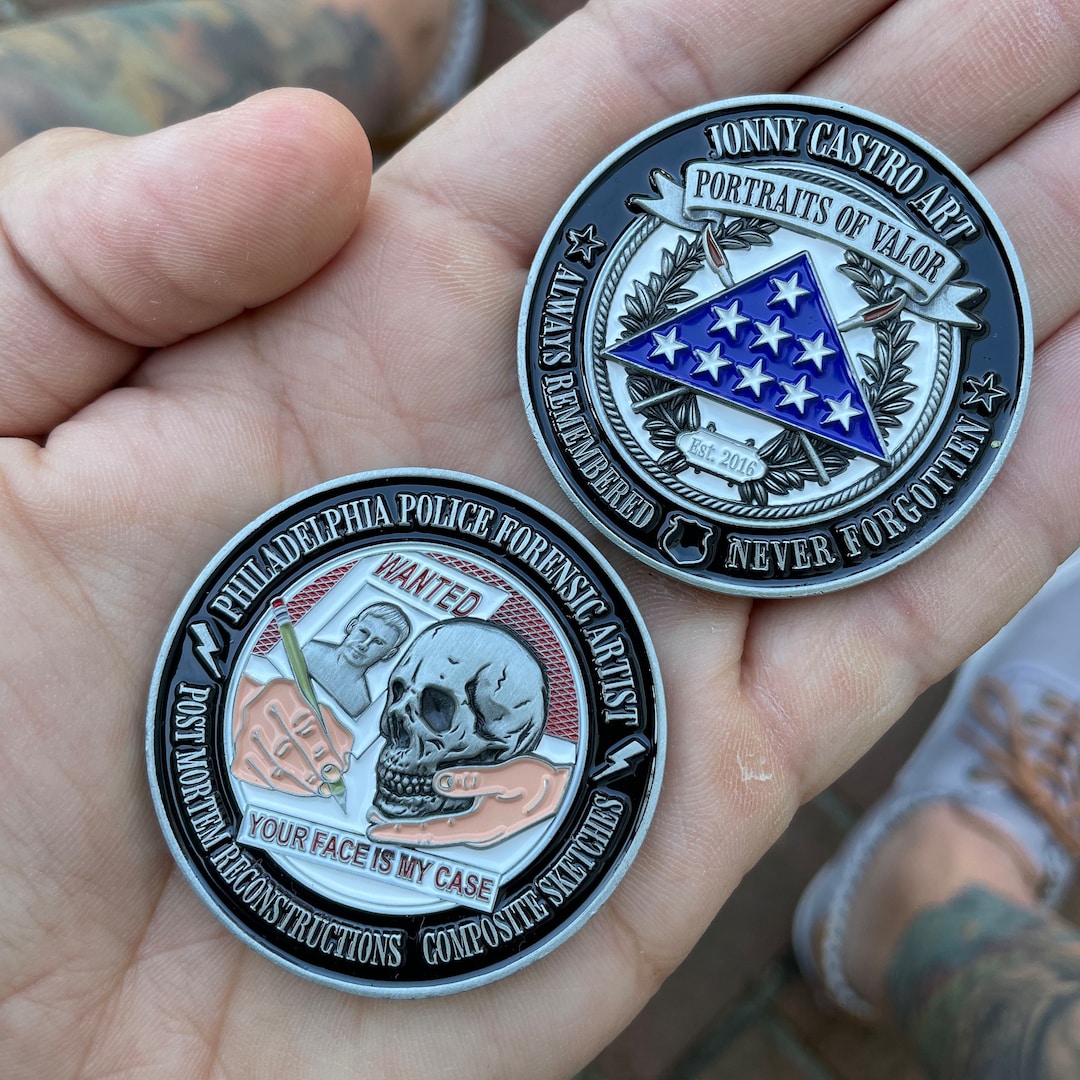 Jonny Castro Art Challenge Coin - Etsy