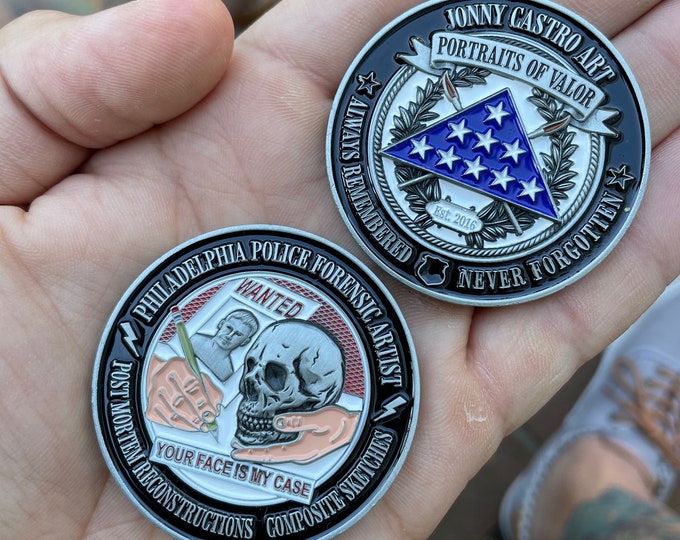 Jonny Castro Art Challenge Coin - Etsy