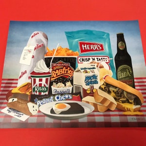 11"x14" Taste of Philly Print - Etsy