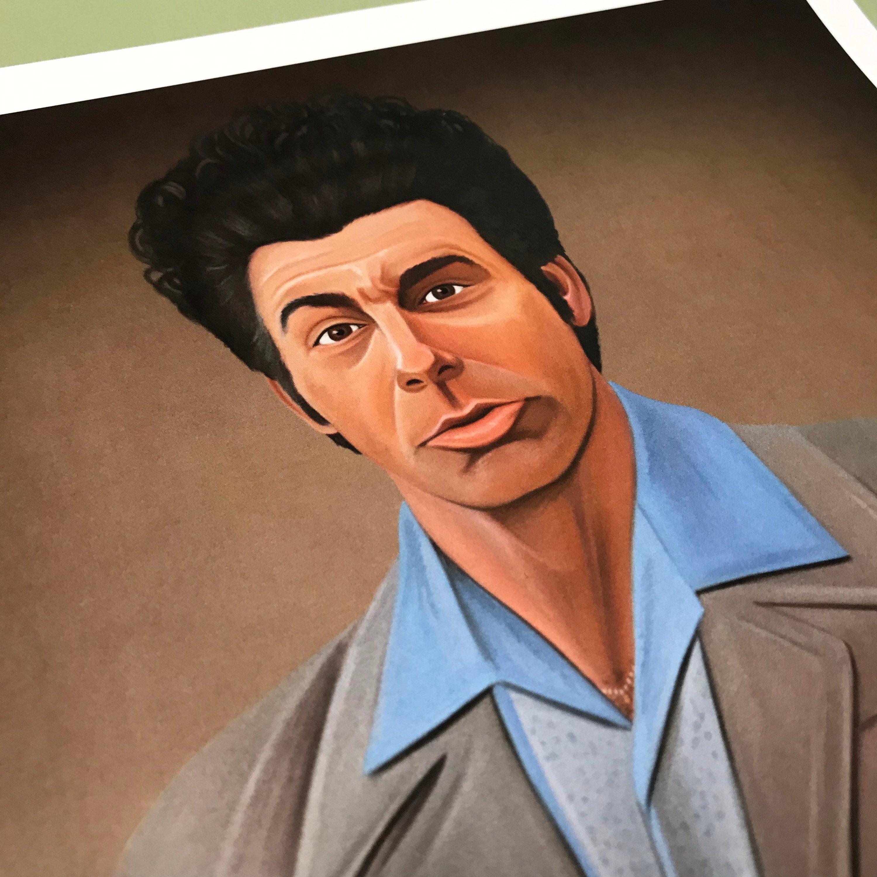 12x18 Cosmo Kramer Portrait | Etsy