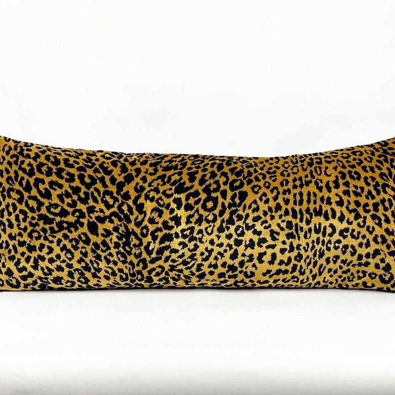 Leopard Bolster Pillow - Etsy