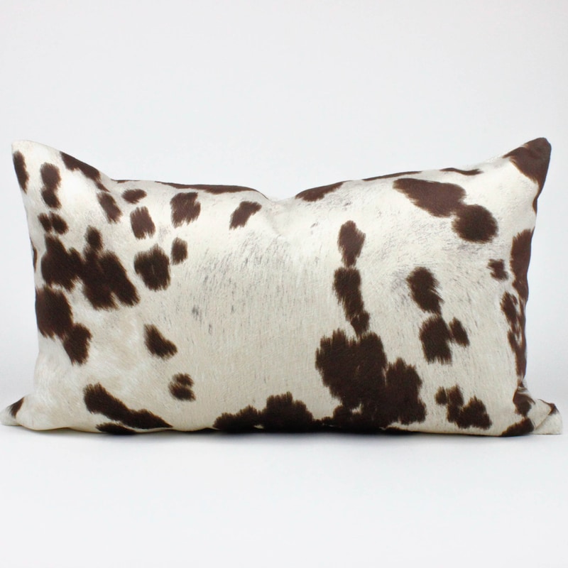 Cowhide Pillow - Etsy