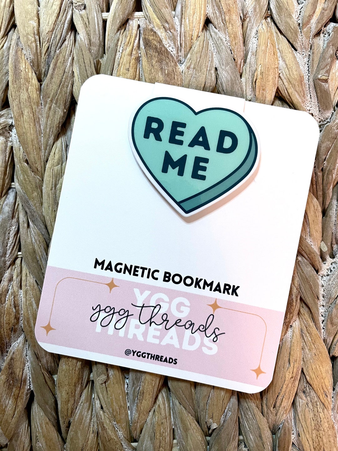 Read Me Valentines Candy Heart | Magnetic Bookmark | Page Marker ...