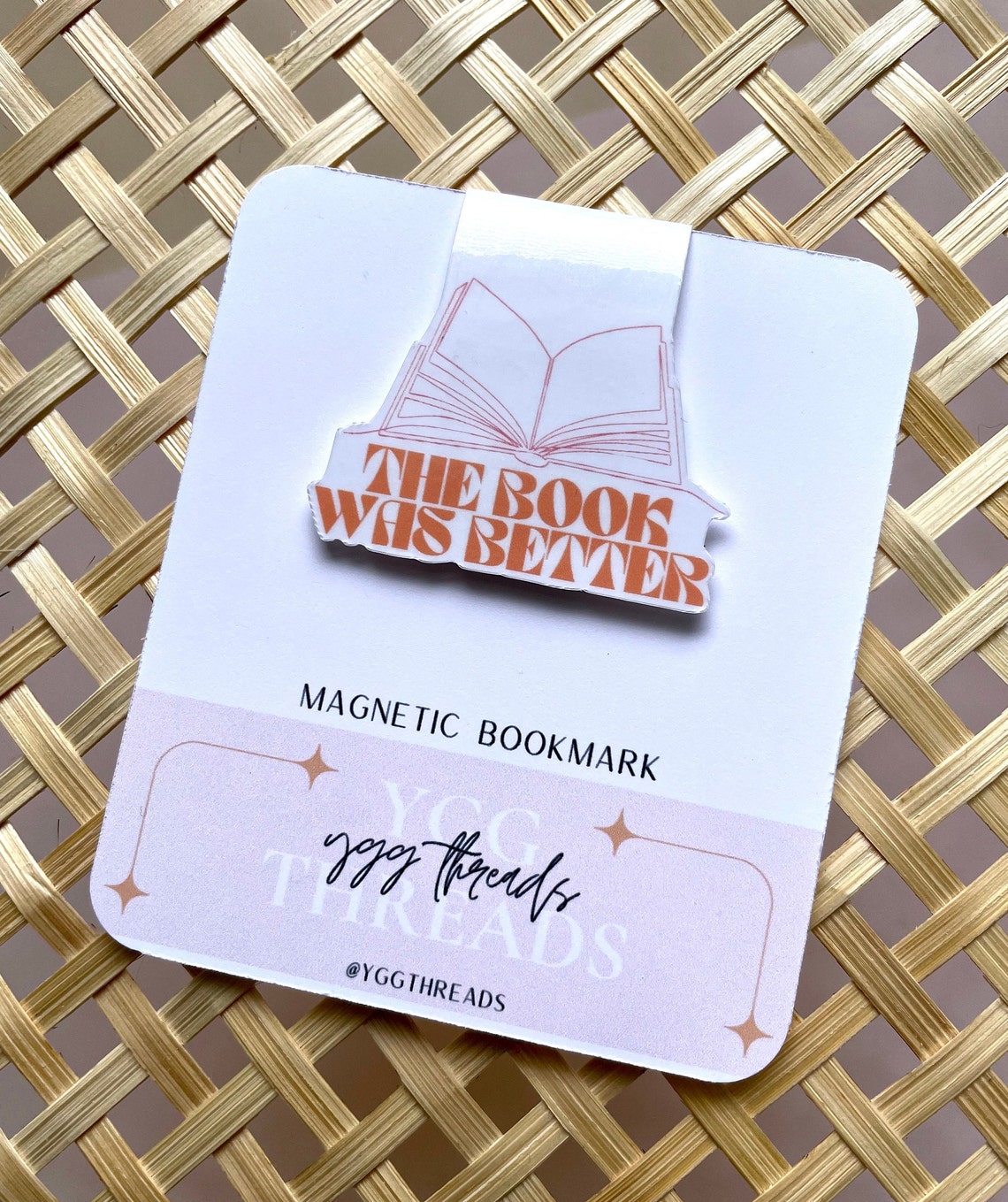 The Book Was Better | Magnetic Bookmark | Page Marker | Planner ...