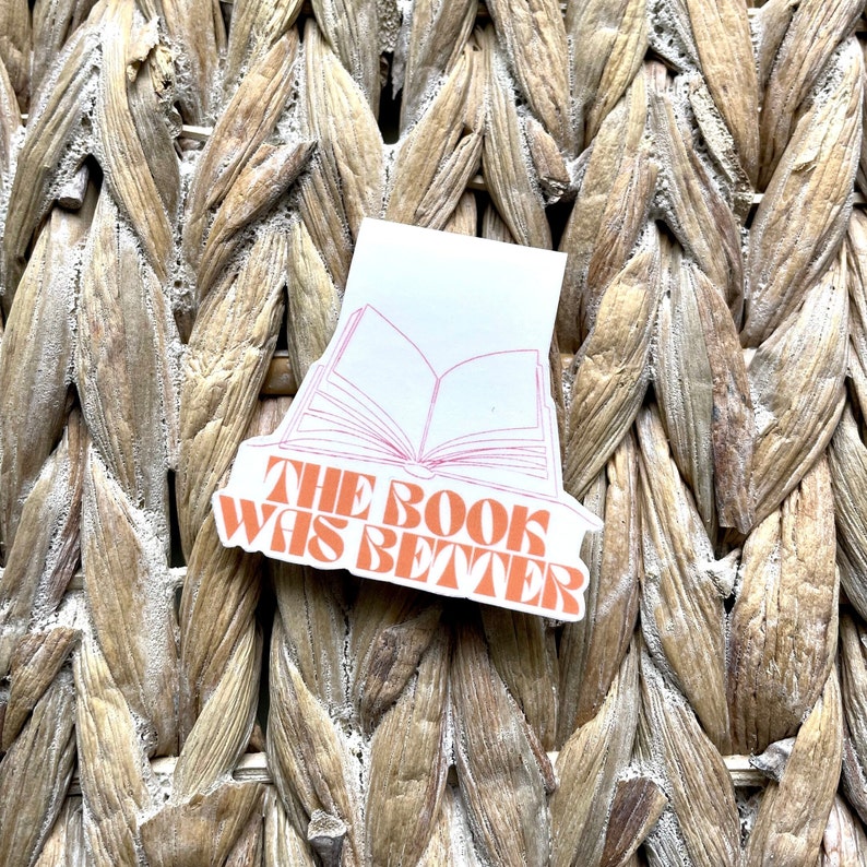 The Book Was Better | Magnetic Bookmark | Page Marker | Planner ...