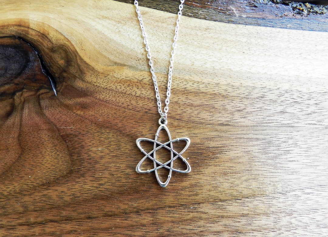 Atom Necklace, Science Necklace, Chemistry Necklace, Birthday Gift ...