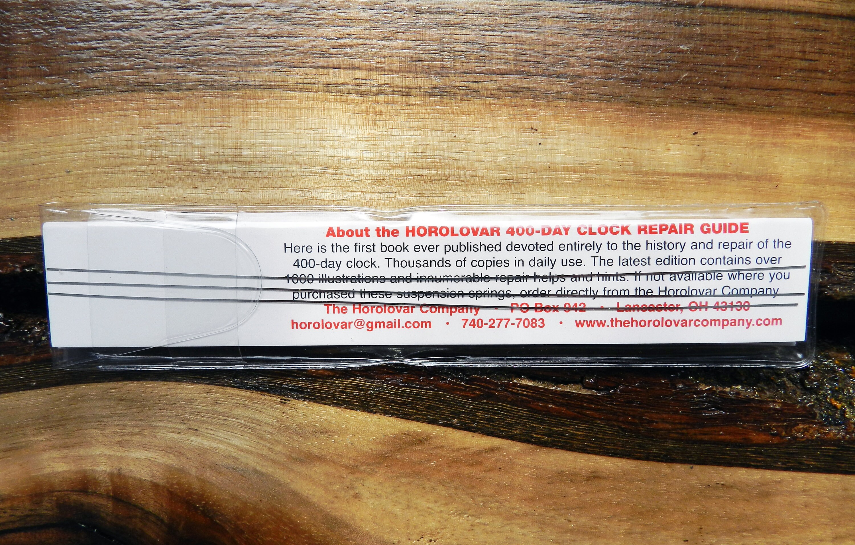 Horolovar 3-pack 400-day Clock Pendulum Suspension Springs, Temperature ...