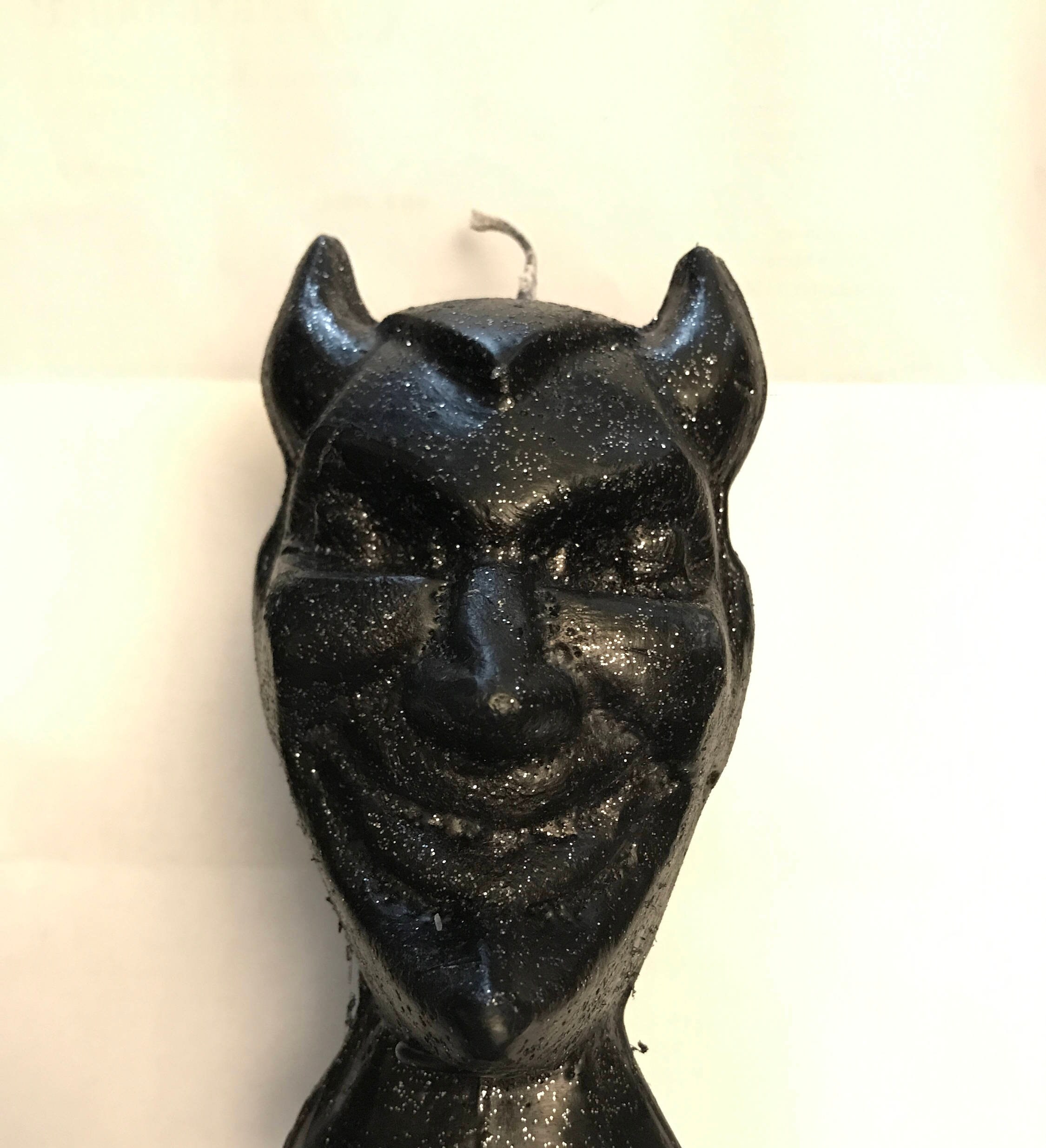 Devil Demon Satan Candle 5 1/2 Tall Great for Gothic Halloween - Etsy UK
