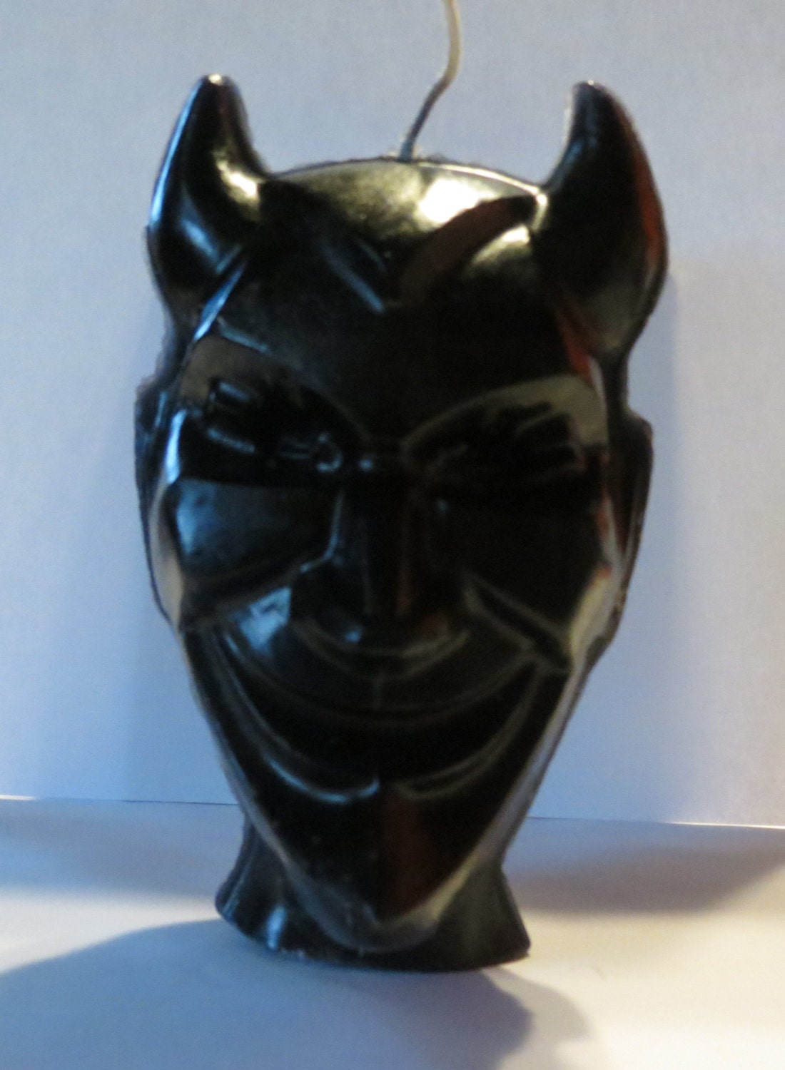 Devil Demon Satan Candle 5 1/2 Tall Great for Gothic Halloween Ritual ...