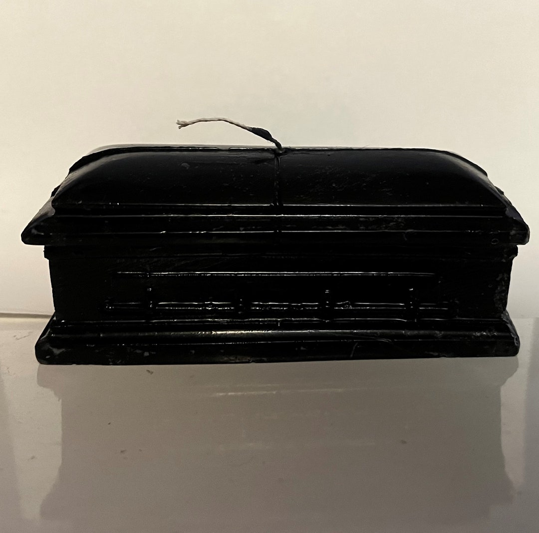 Coffin Casket Candle 15oz 6" Long X 2" - Etsy