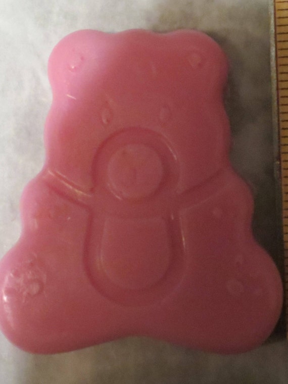 Teddy Bear Bar Soap 6 Bars Baby Power Scented Set Great Baby | Etsy