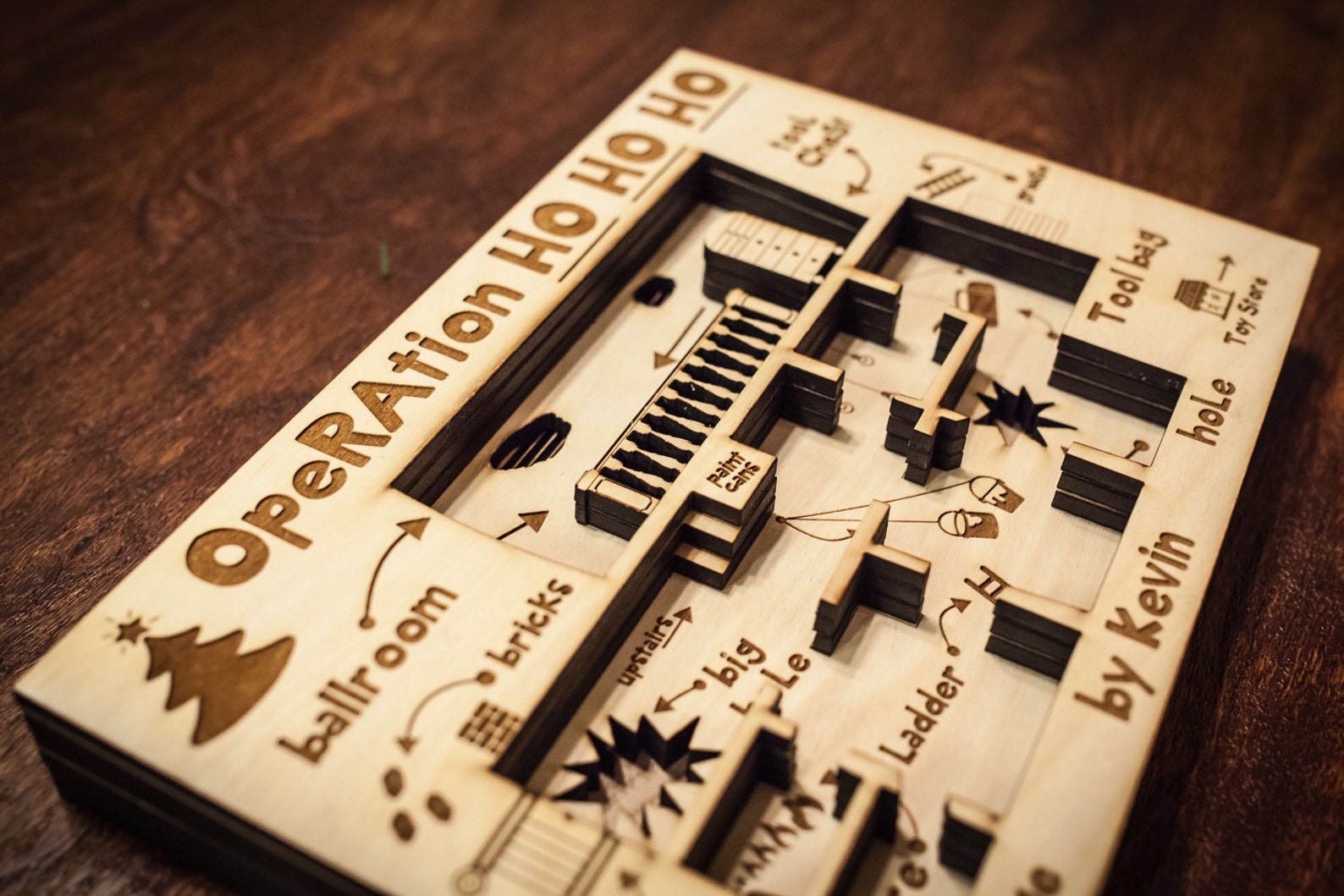 Home Alone 2 Wood Map - Etsy Australia