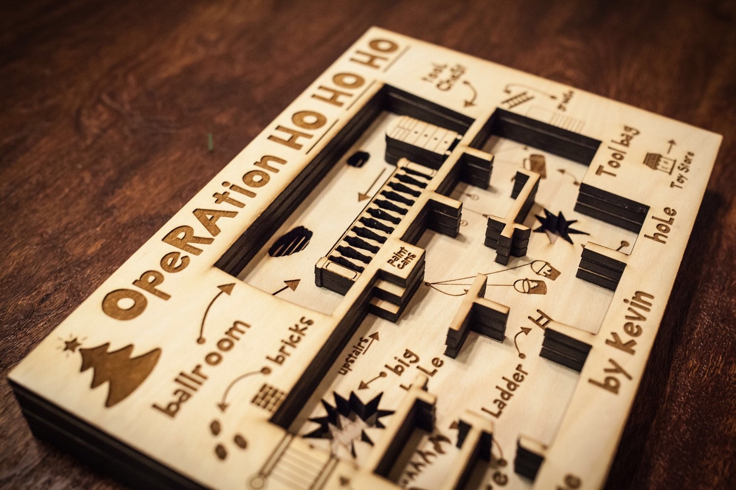 Home Alone 2 Wood Map - Etsy Australia