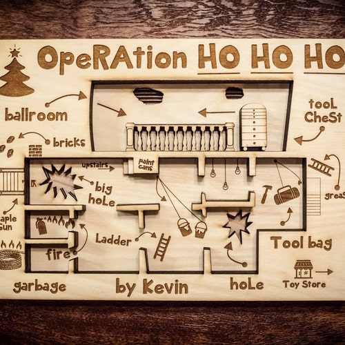 Home Alone Wanted Kevin Mccallister Battle Plan Map Wet - Etsy