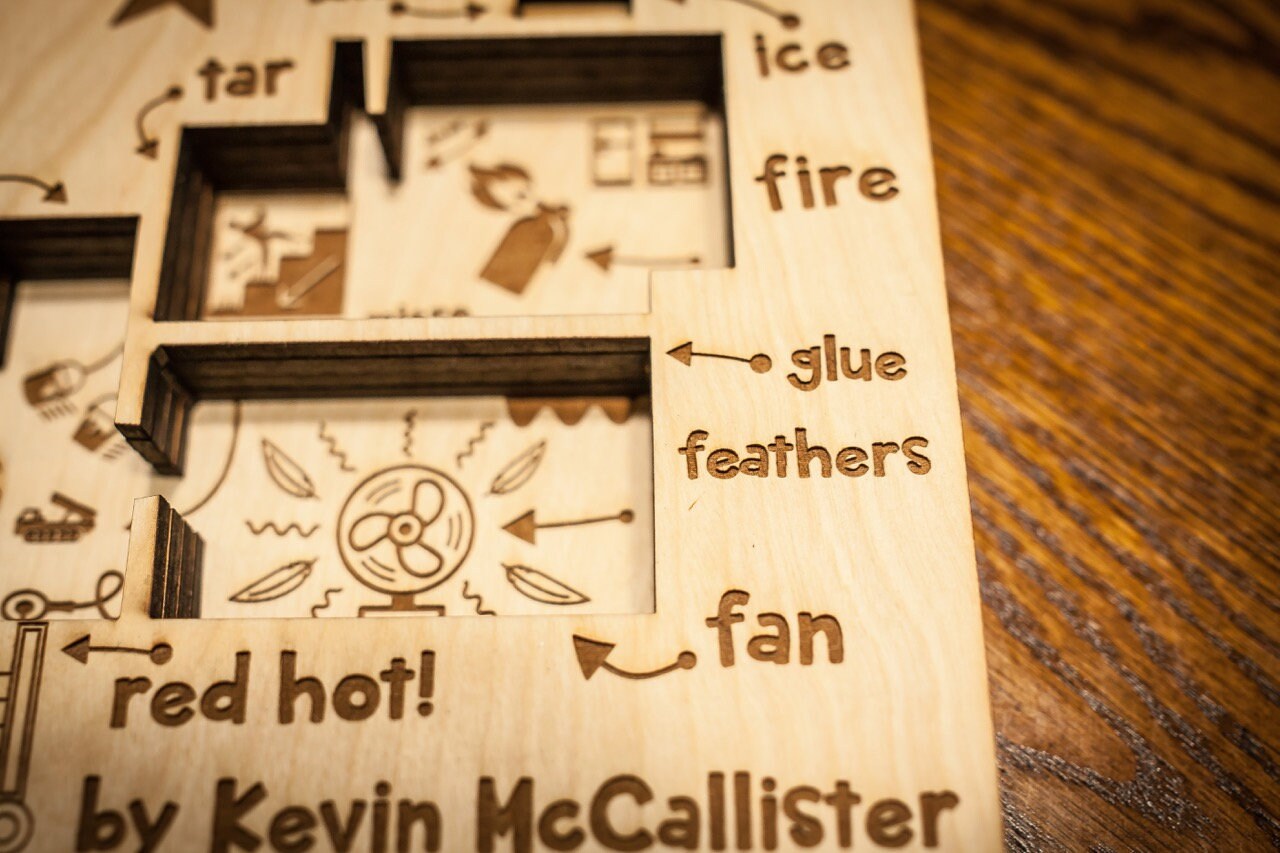 Home Alone 1 Wood Map - Etsy