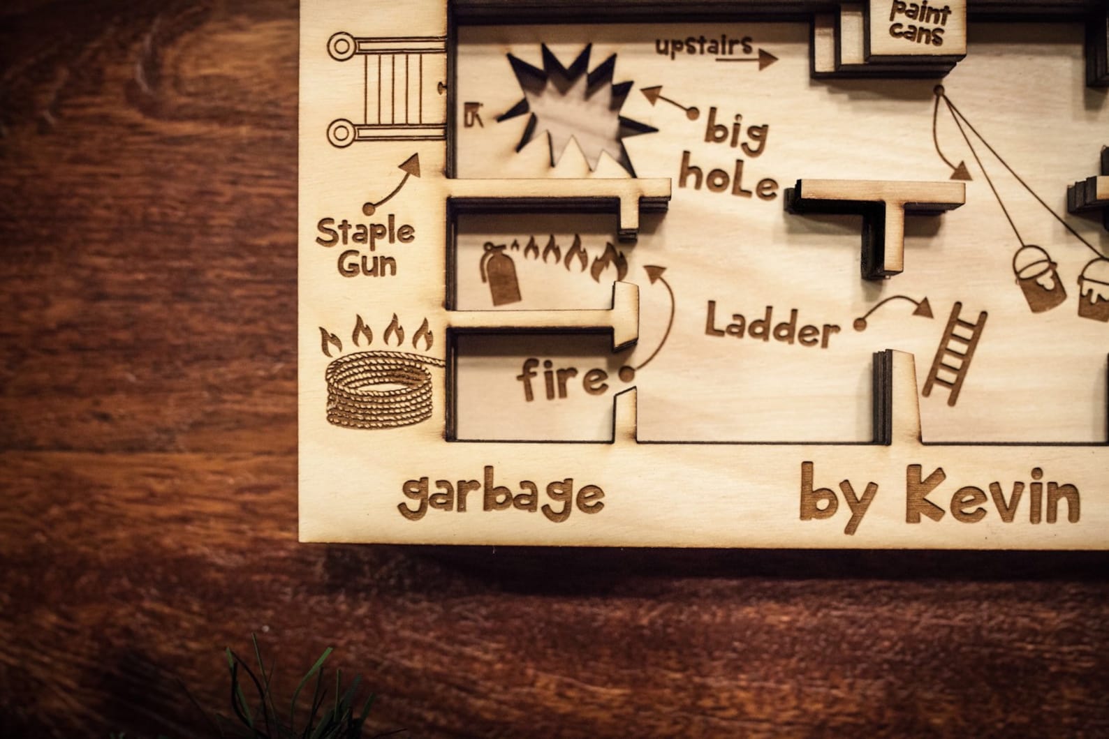 Home Alone 2 Wood Map - Etsy Australia