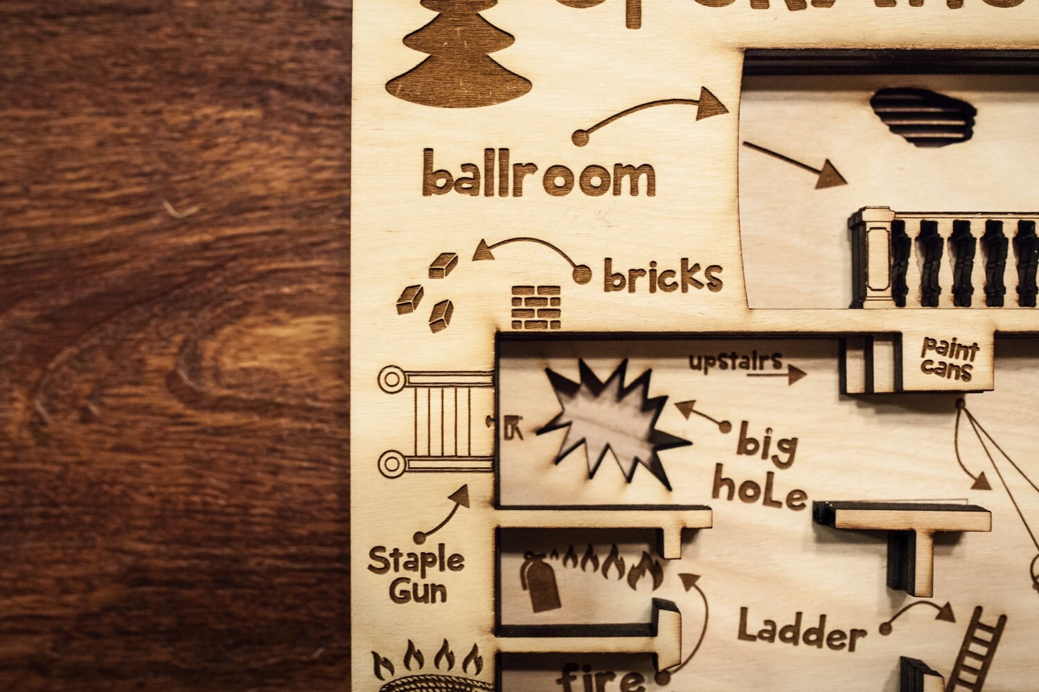 Home Alone 2 Wood Map | Etsy