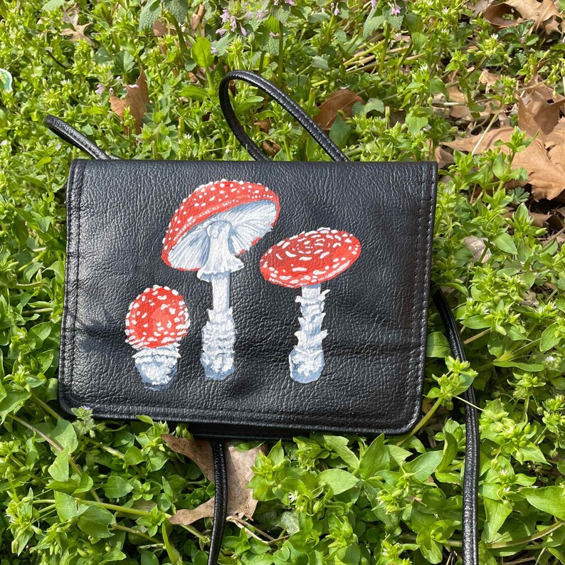 Amanita Mushroom Bag Magic Mushroom Purse Sustainable Hand - Etsy