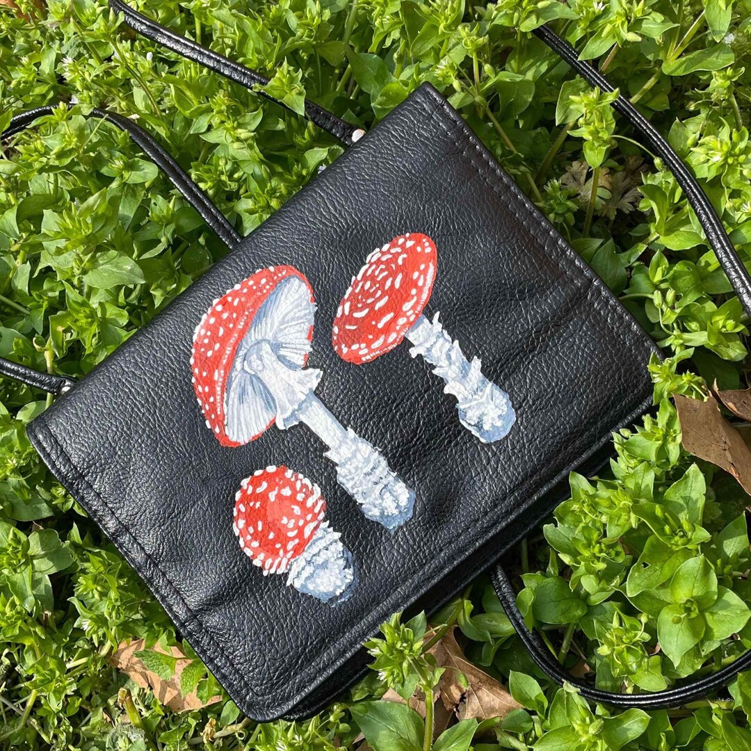 Amanita Mushroom Bag Magic Mushroom Purse Sustainable Hand - Etsy