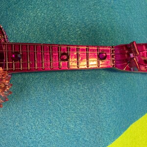 Pink Holographic Guitar Embellished Antique Filigree Jewelry - Etsy
