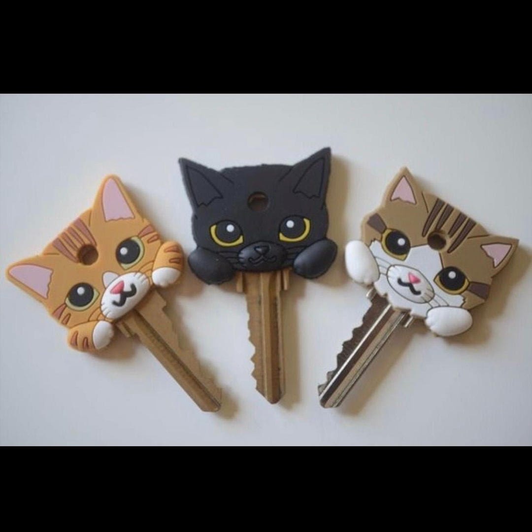 Cat Key Cover/ Key Identifier - Etsy