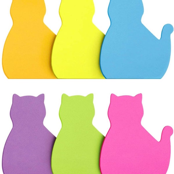 Cat Sticky Notes - Etsy