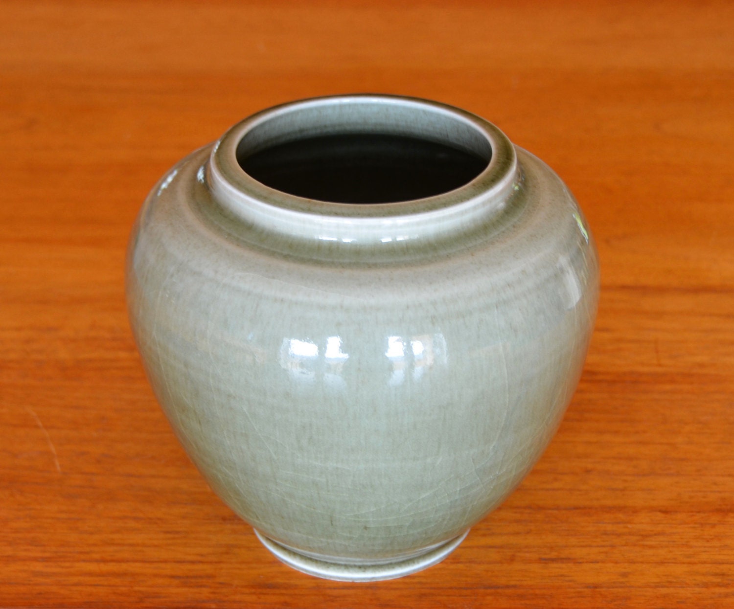 Olive Green Ceramic Flower Vase Hand Thrown Porcelain Etsy