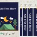Camping Theme Binder Covers and Spines Canva Template - Editable ...