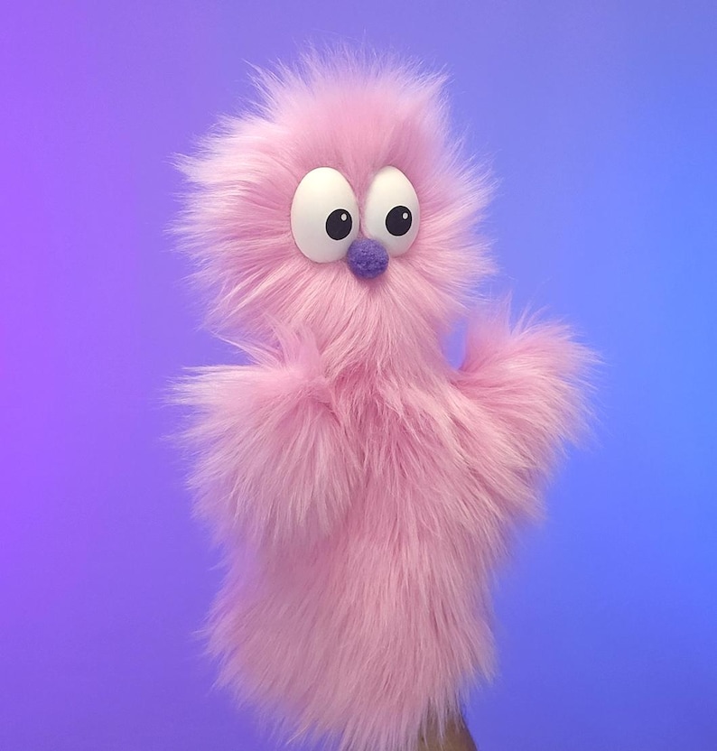 SHAGGY Hand-puppet -pink! - Etsy