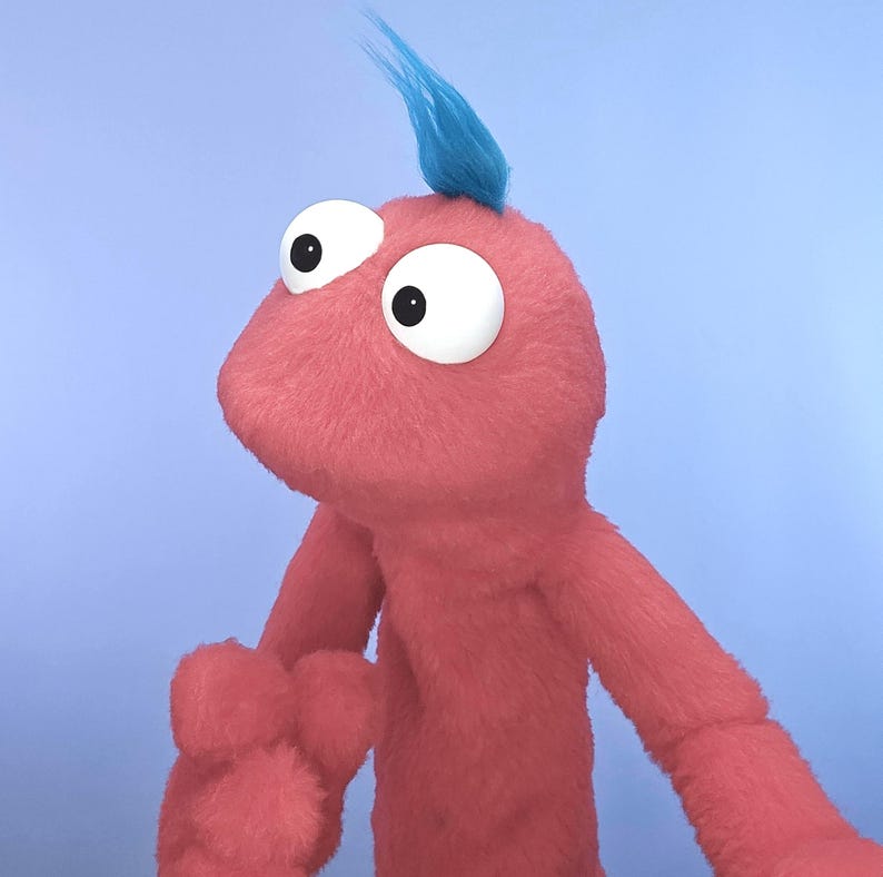 Rod-arm Practice Puppet Mark 1 - RED - Etsy Canada