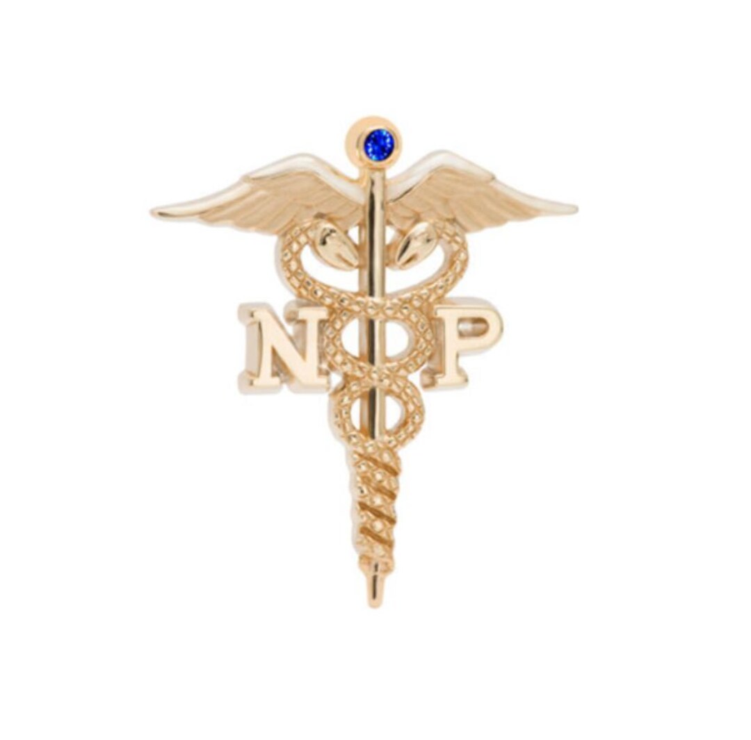 Nurse Practitioner Lapel Pin, Charm or Necklace in Sterling Silver, 10K ...