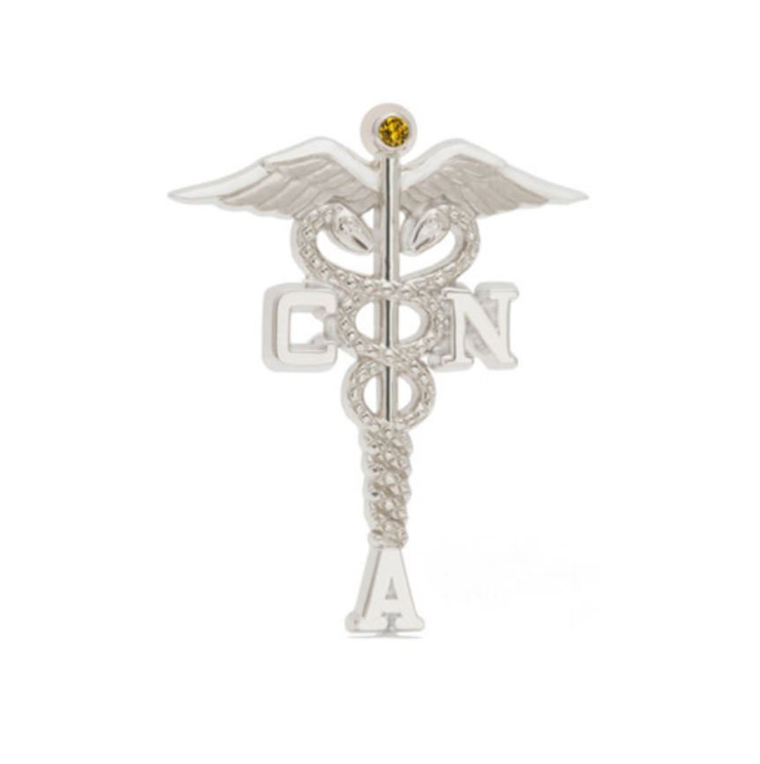 Certified Nursing Assistant Lapel Pin, Charm or Necklace in Sterling ...