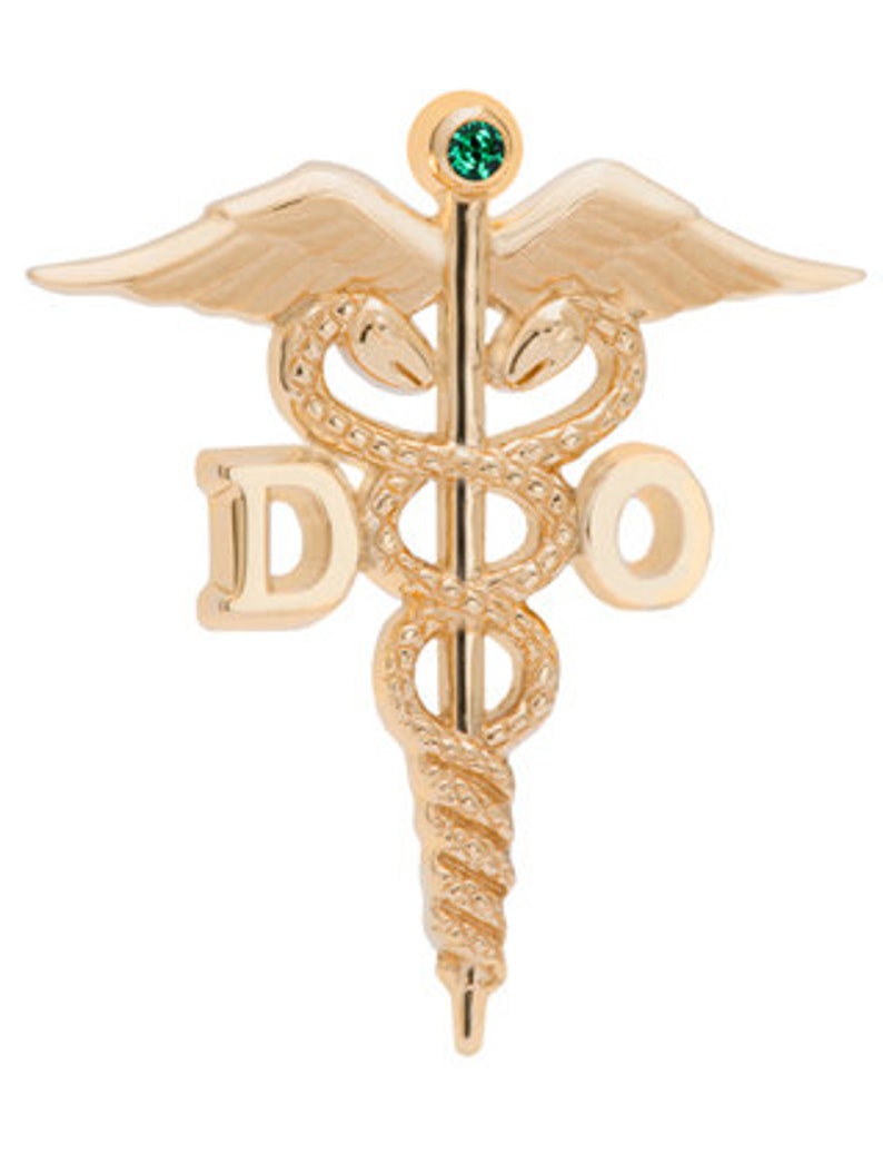 Doctor of Osteopathic Medicine Lapel Pin, Charm or Necklace in Sterling ...