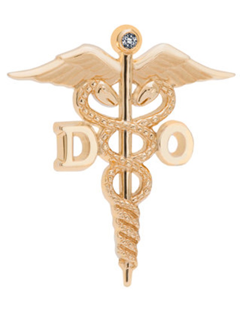 Doctor of Osteopathic Medicine Lapel Pin, Charm or Necklace in Sterling ...